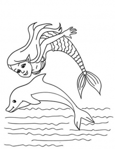30 Stunning Mermaid Coloring Pages