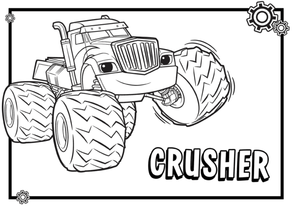 Top 31 Blaze And the Monster Machines Coloring Pages