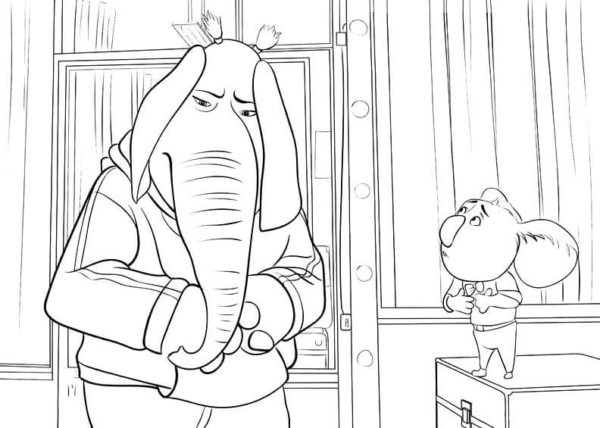 Top 30 Sing Movie Coloring Pages