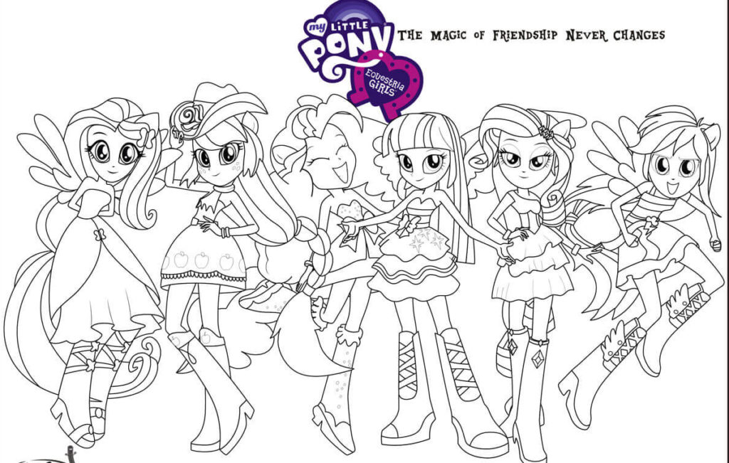 15 Printable My Little Pony Equestria Girls Coloring Pages