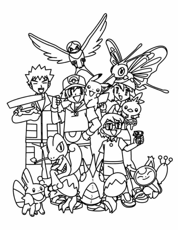 40 Unique Pokémon Coloring Pages To Print