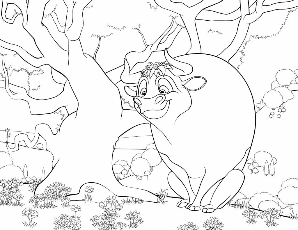 Printable Disney Ferdinand Coloring Pages
