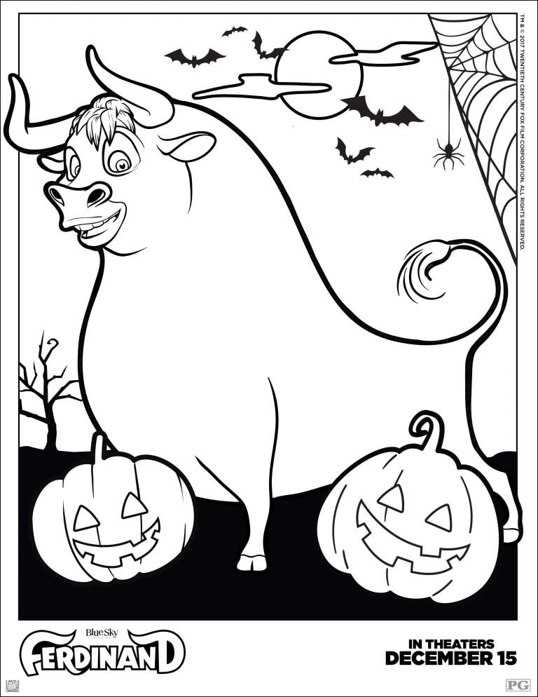 Printable Disney Ferdinand Coloring Pages