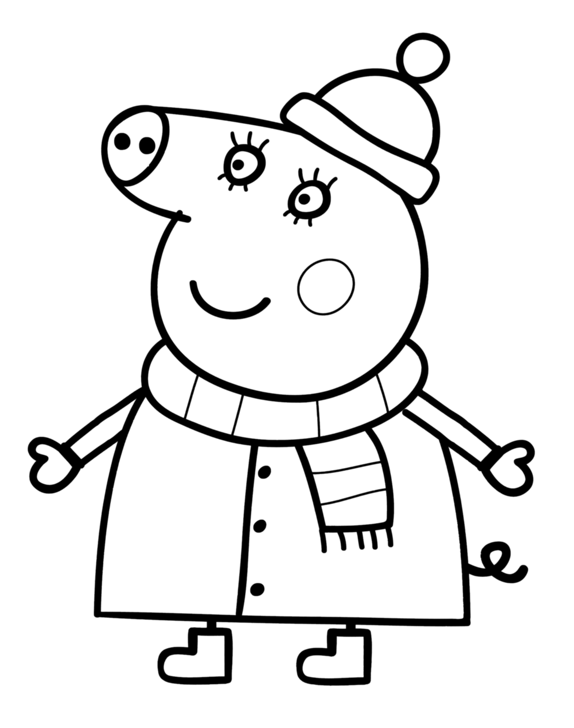 Peppa Pig Coloring Pages - Learny Kids Peppa Pig Coloring Pages - Learny Kids