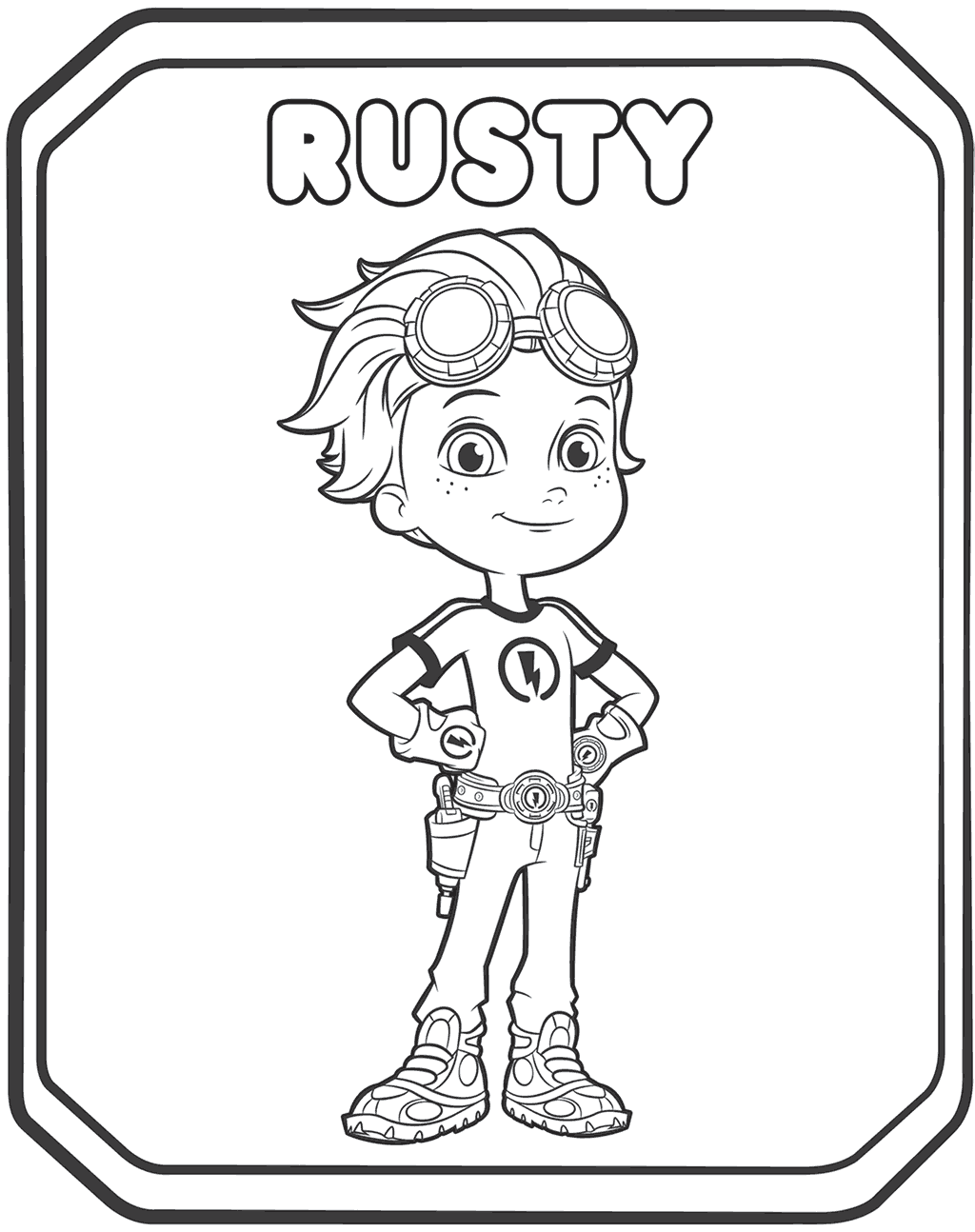 20 Printable Rusty Rivets Coloring Pages