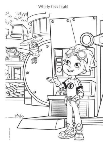 20 Printable Rusty Rivets Coloring Pages
