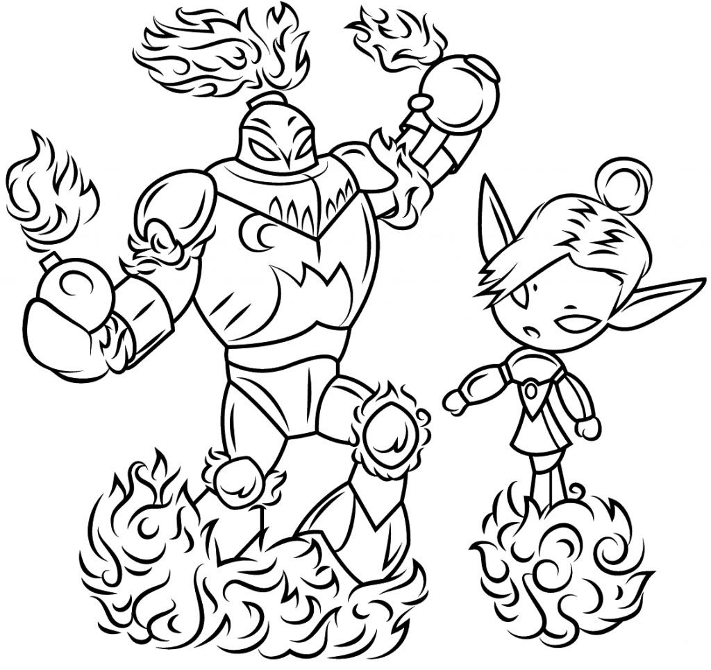 Free Printable Skylanders Coloring Pages