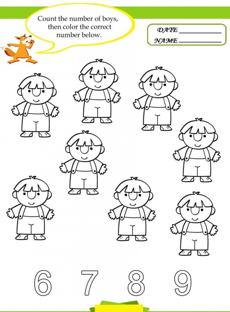 Free Printable Kindergarten Math Worksheets