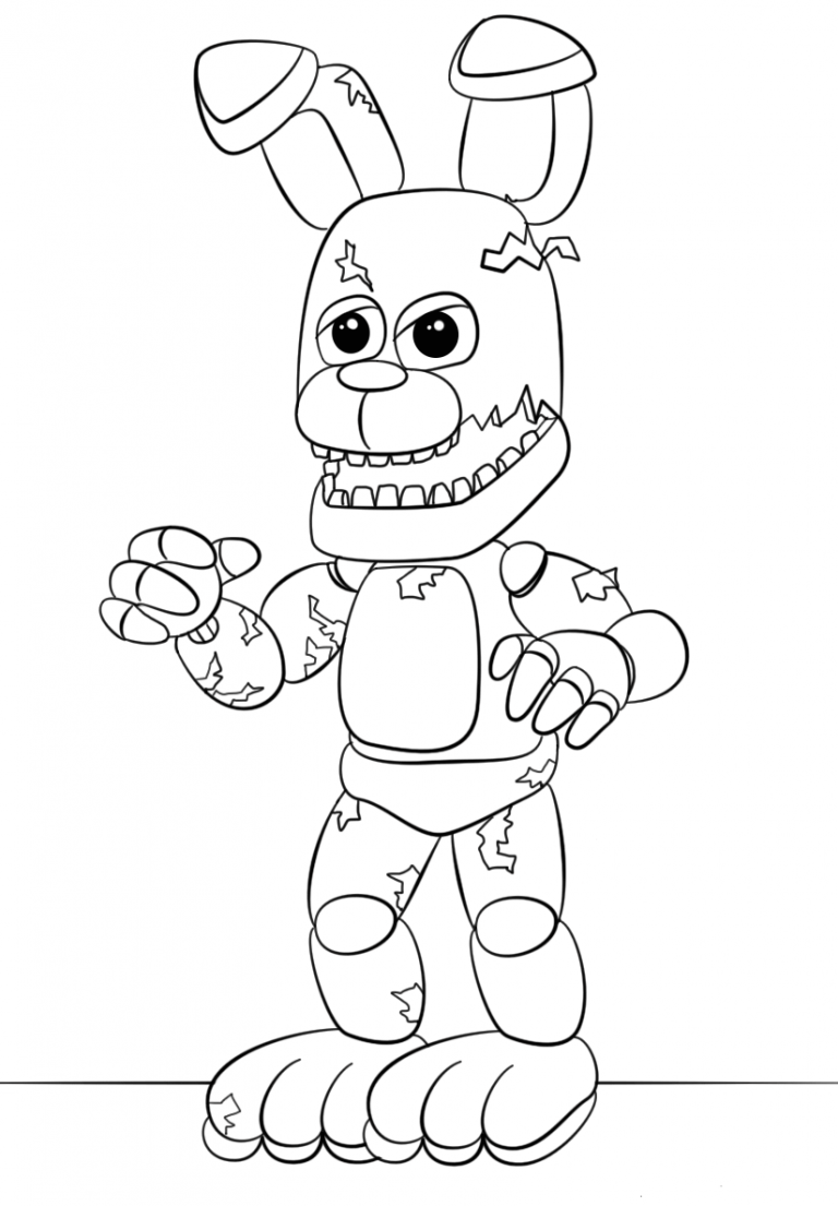 Free Printable Five Nights At Freddy's (FNAF) Coloring Pages