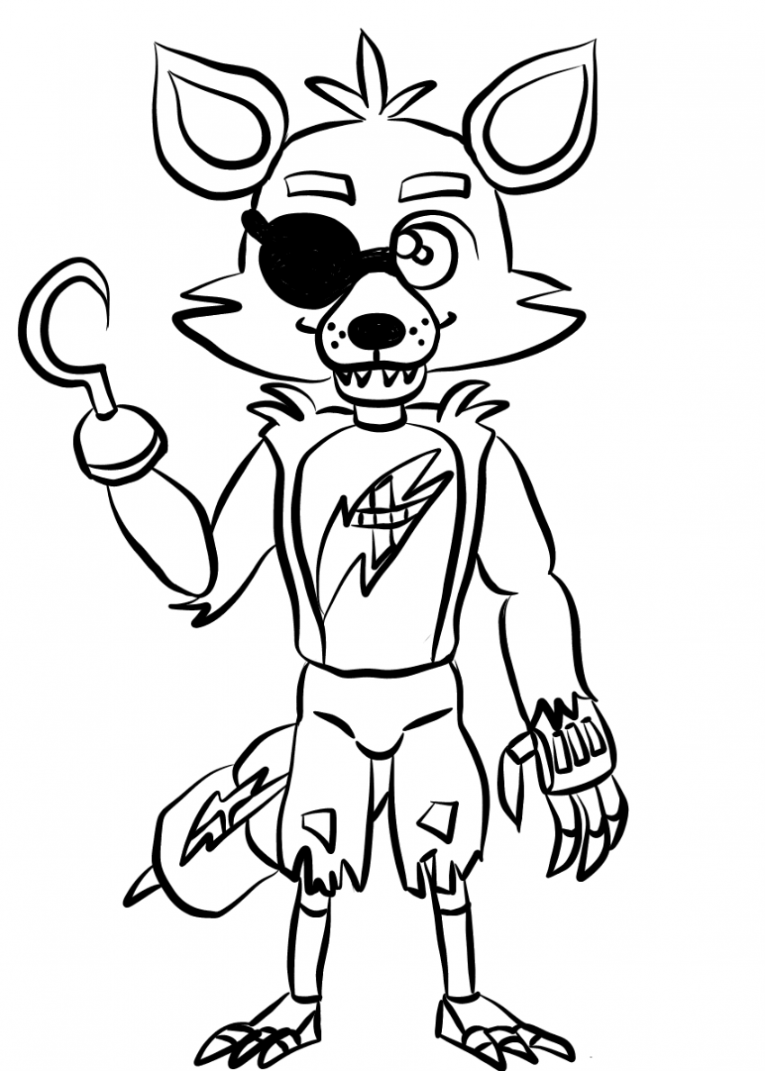 Free Printable Five Nights At Freddy's (FNAF) Coloring Pages