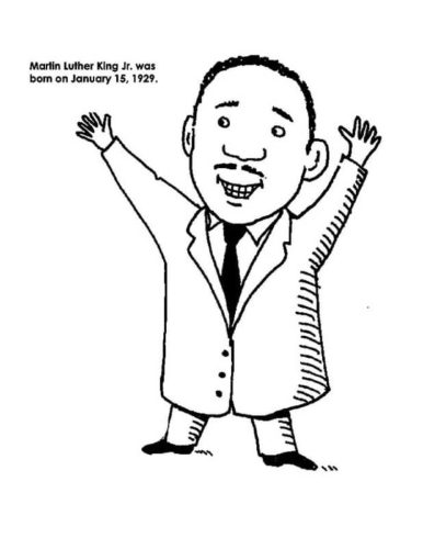 Free Printable Martin Luther King Jr Day (MLK Day) Coloring Pages