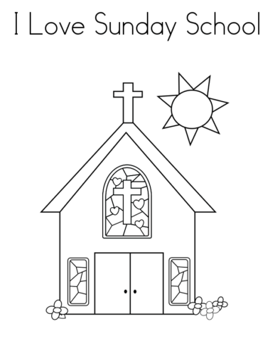 Free Printable Sunday School Coloring Pages – ScribbleFun