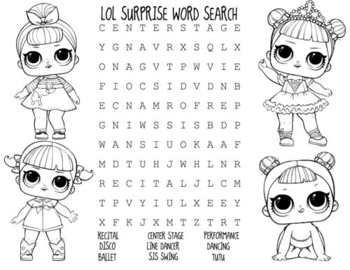 40 Free Printable LOL Surprise Dolls Coloring Pages