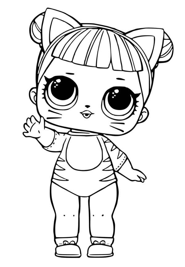 40 Free Printable LOL Surprise Dolls Coloring Pages – ScribbleFun