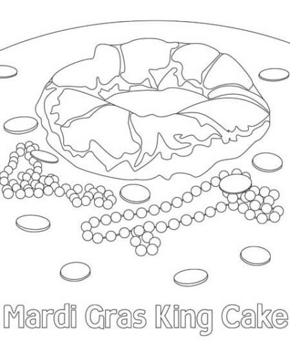 Free Printable Mardi Gras Coloring Pages
