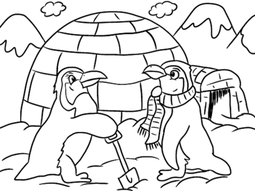 Free Printable Winter Coloring Pages