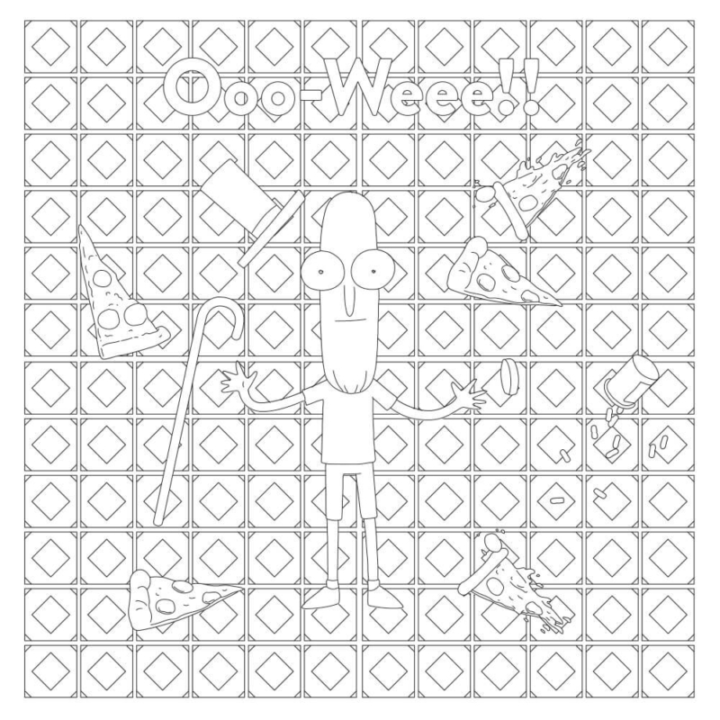 Printable Rick And Morty Coloring Pages – ScribbleFun