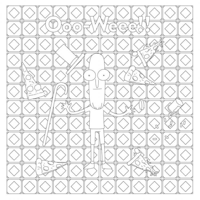 Printable Rick And Morty Coloring Pages