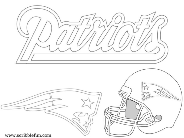 11 Free Printable New England Patriots Coloring Pages – ScribbleFun