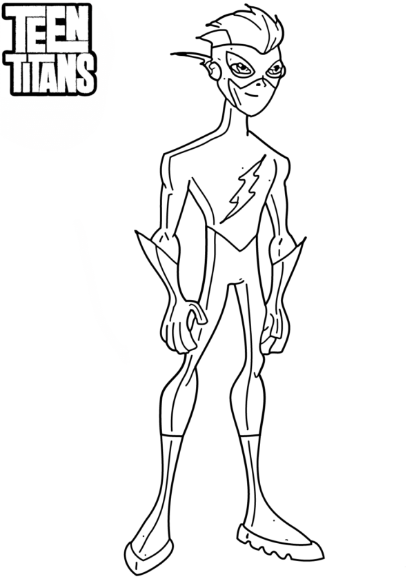 15 Free Printable Teen Titans Coloring Pages