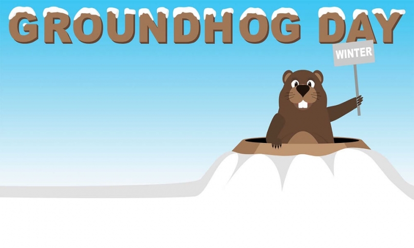 Free Printable Groundhog Day Coloring Pages