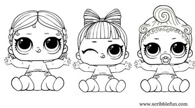 40 Free Printable LOL Surprise Dolls Coloring Pages