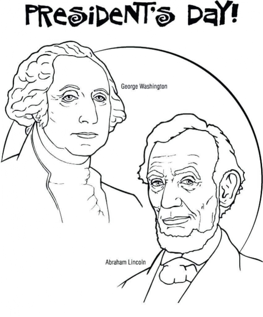 Free Printable Presidents' Day Coloring Pages