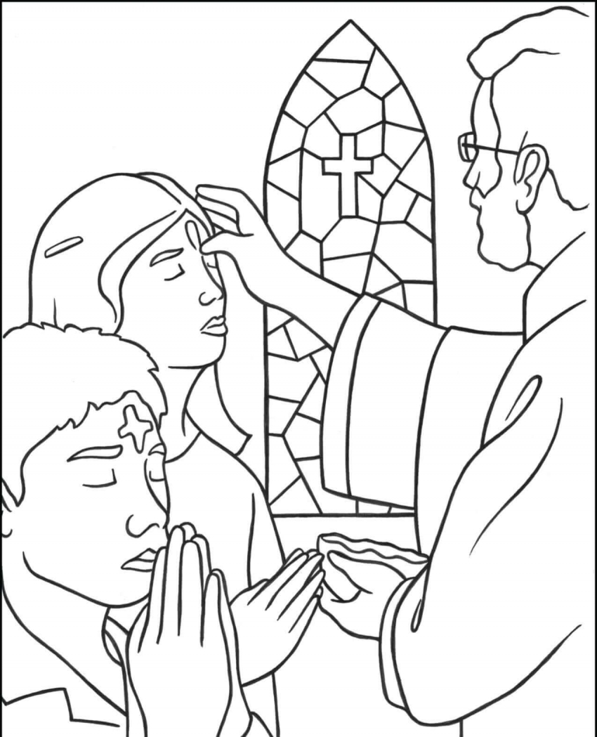 Free Printable Lent Coloring Pages – ScribbleFun