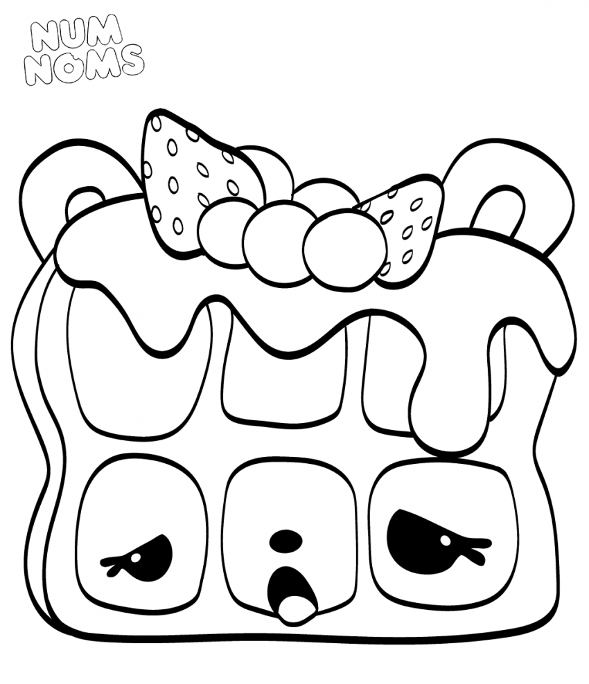 20 Free Printable Num Noms Coloring Pages