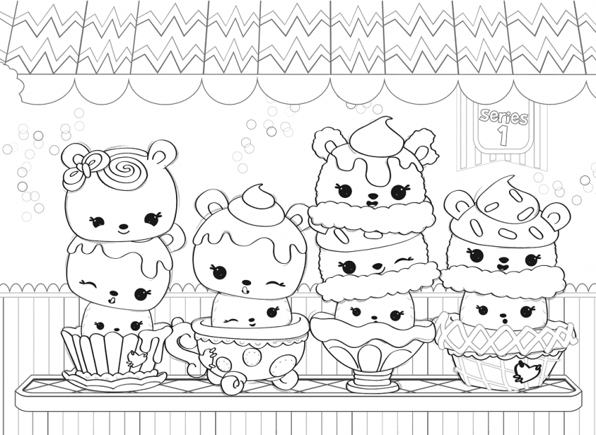 20 Free Printable Num Noms Coloring Pages