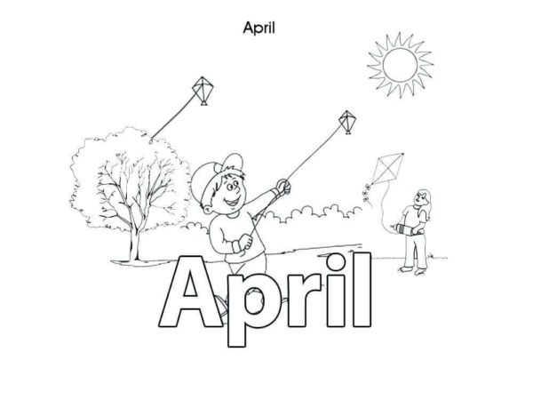 20 Free Printable April Coloring Pages