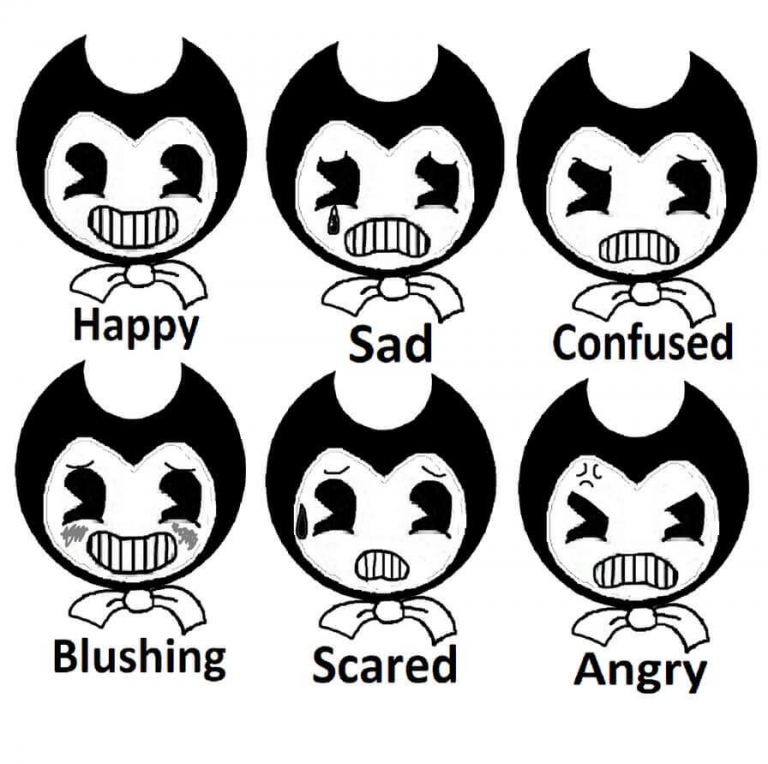 Free Printable Bendy And The Ink Machine Coloring Pages