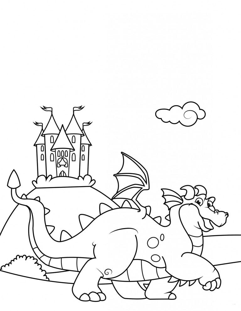35 Free Printable Dragon Coloring Pages