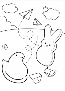 Free Printable Peeps Coloring Pages – ScribbleFun