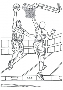 Free Printable March Madness Coloring Pages