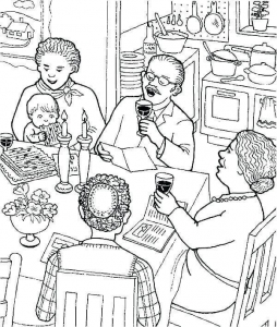 Free Printable Passover Coloring Pages (Pesach Coloring Sheets)