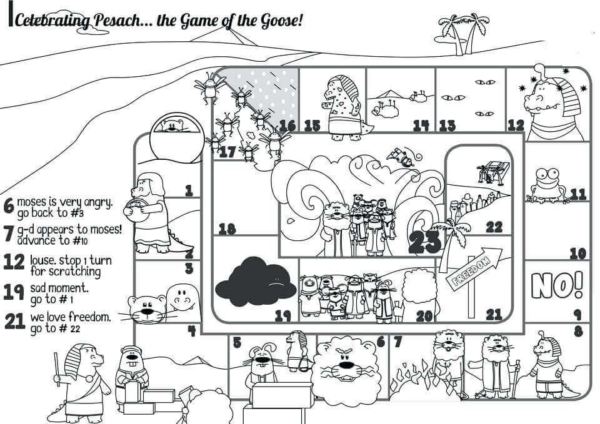 Free Printable Passover Coloring Pages (Pesach Coloring Sheets)