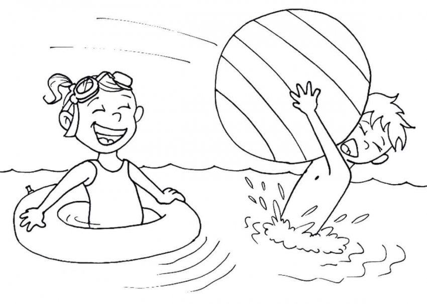 25 Free Printable Beach Coloring Pages