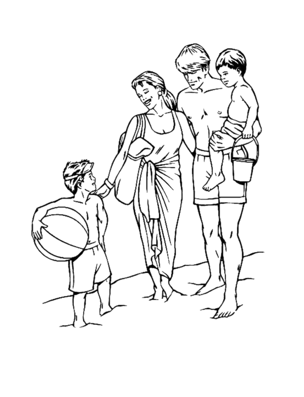 25 Free Printable Beach Coloring Pages