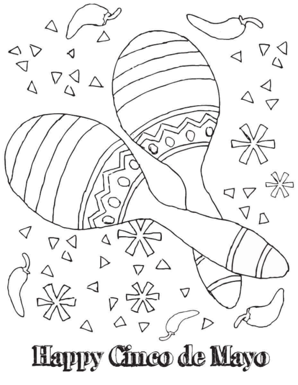 35 Free Printable Cinco de Mayo Coloring Pages