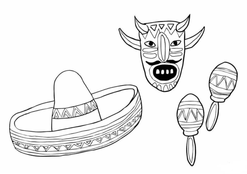 35 Free Printable Cinco de Mayo Coloring Pages