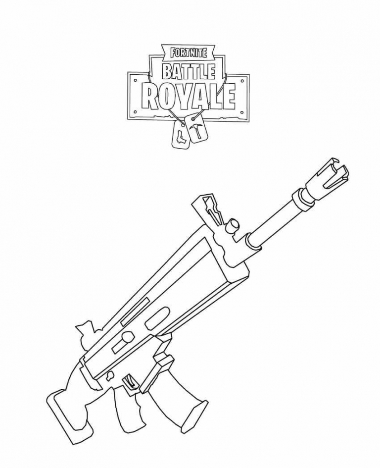 34 Free Printable Fortnite Coloring Pages