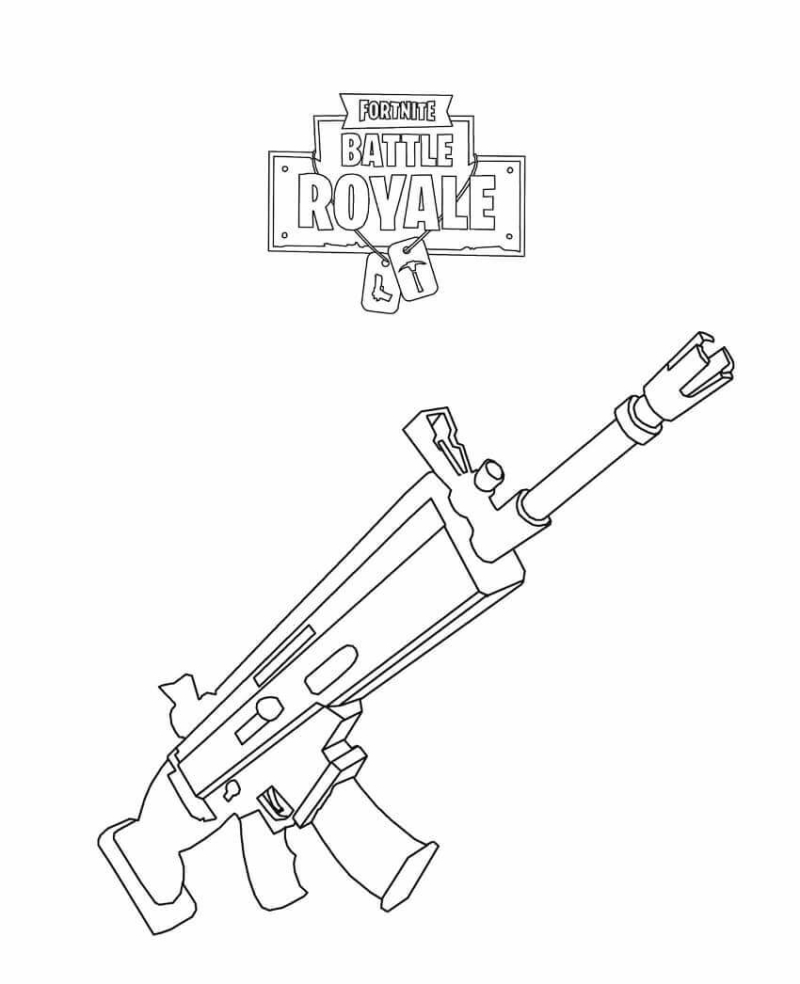 34 Free Printable Fortnite Coloring Pages – ScribbleFun