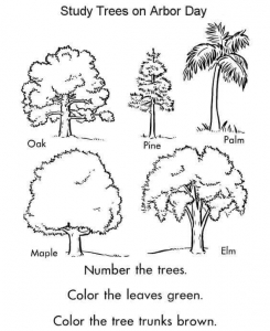 25 Free Printable Arbor Day Coloring Pages