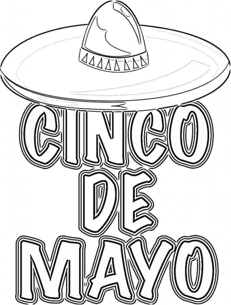 35 Free Printable Cinco de Mayo Coloring Pages