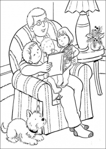 30 Free Printable Father’s Day Coloring Pages
