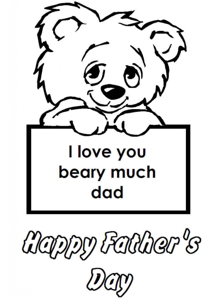 31 Free Printable Father’s Day Coloring Pages