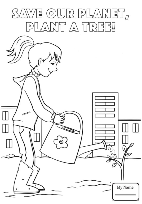 25 Free Printable Arbor Day Coloring Pages
