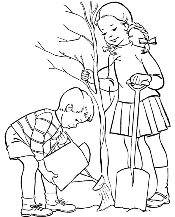 25 Free Printable Arbor Day Coloring Pages