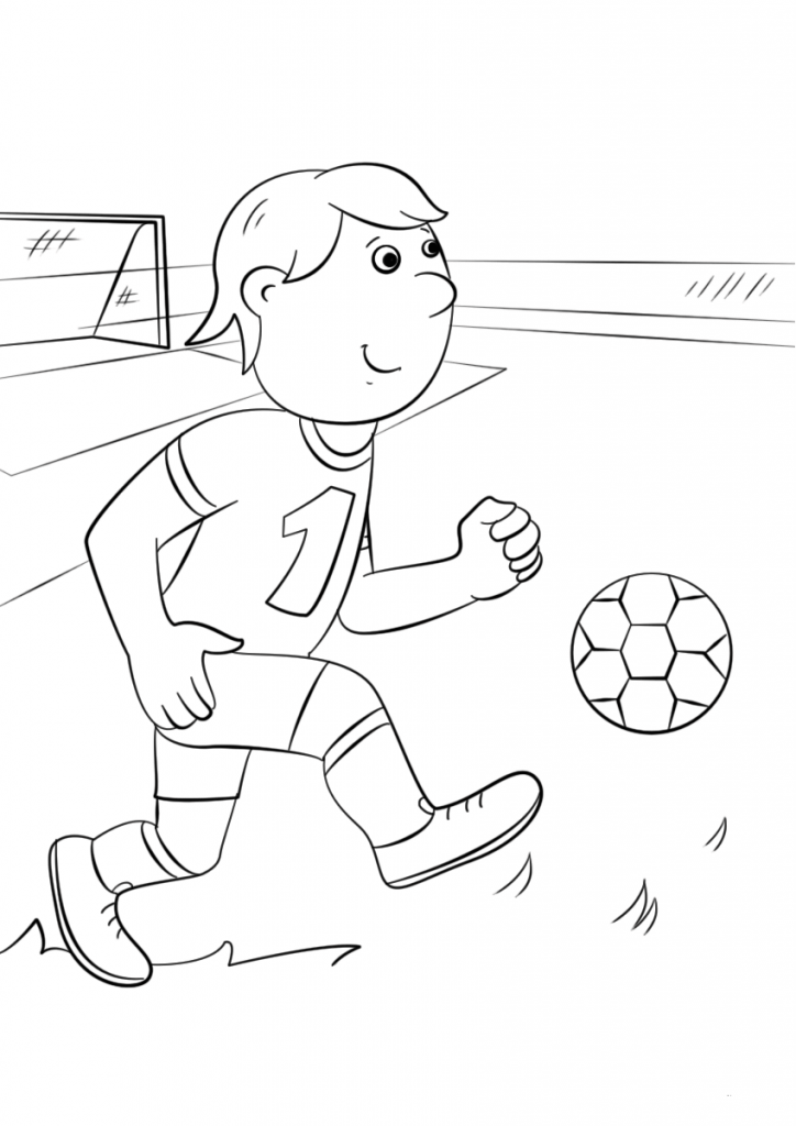 35 Free Printable Football Or Soccer Coloring Pages